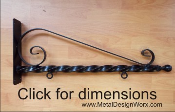 Metal Scroll Brackets